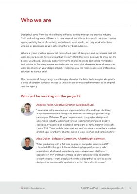 8 tips to creating a design credentials pitch for a client